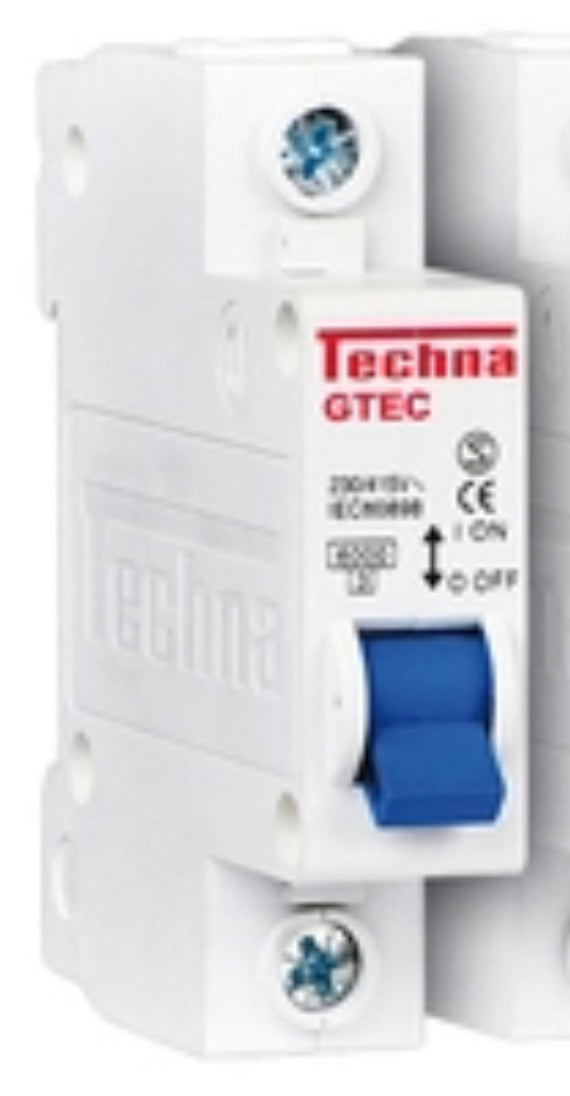 B 16 CIRCUIT BREAKER - GTEC 6KVA MUC 1 POLE – EasyCabin Parts