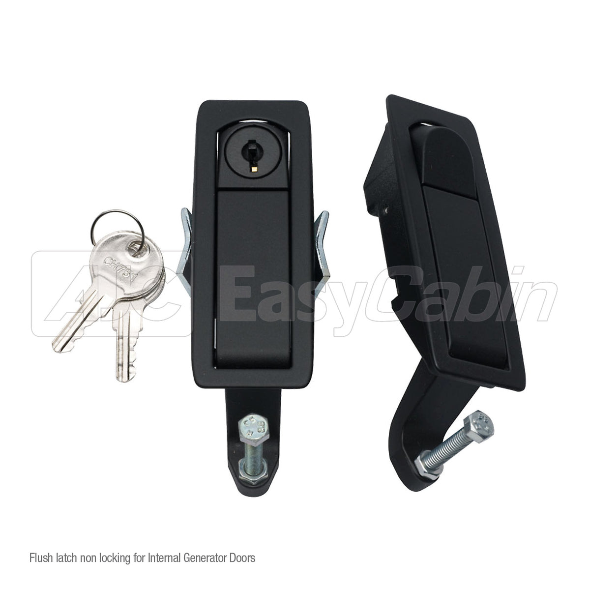 Flush latch locking (Smooth Silk finish)for internal generator doors ...